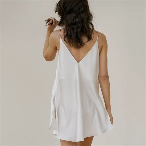 Sexy Short Silk Nightgown
