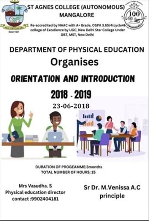 orientation and introduction st agnes college autonomous mangaluru