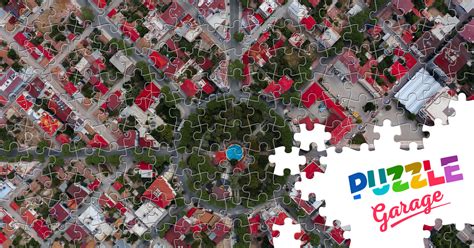 View From Above Of The City Of Aydin Jigsaw Puzzle Other Aerial View Puzzle Garage