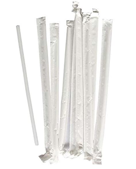 Hotpack Straw 7mm Wrapped