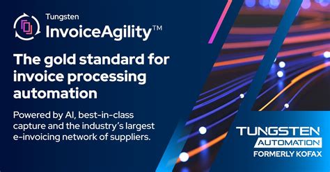 Tungsten Automation On Linkedin Tungstenautomation Invoiceautomation Invoiceagility