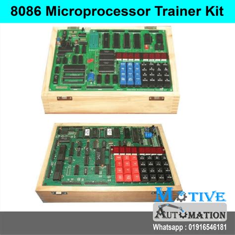 8086 Microprocessor Trainer Kit Motive Automation
