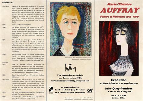 Latelier Kereun Exposition Marie Thérèse Auffray à Saint Quai