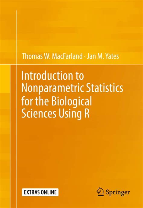 introduction to nonparametric statistics for the biological sciences