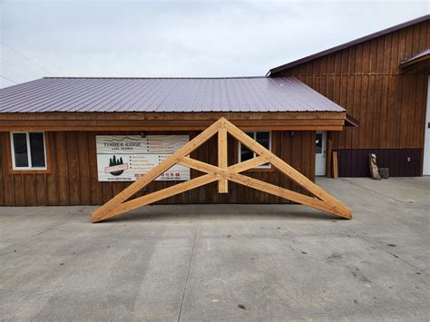 Square Beam Scissor Truss 412 812 Pitch