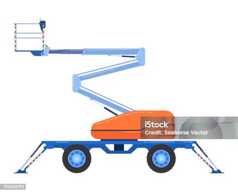 건설 크레인 기계 기술 차량 트럭 흰색 지게차 산업 불도저 플랫 스타일 벡터 일러스트에 고립 중장비 백호 자재 적재 0명에 대한 스톡 벡터 아트 및 기타 이미지 Istock