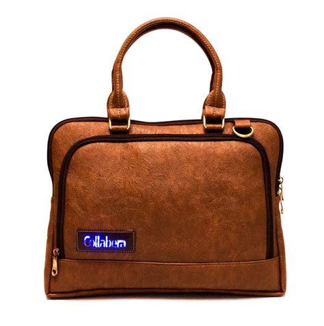 Brogues Monk Tan Leather Laptop Carry Case Sunrise Trading Co