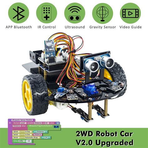 2wd Arduino Smart Robot Car Kit Arduino Robot Kit For Adults Goodsshopi