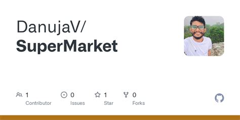 Github Danujavsupermarket