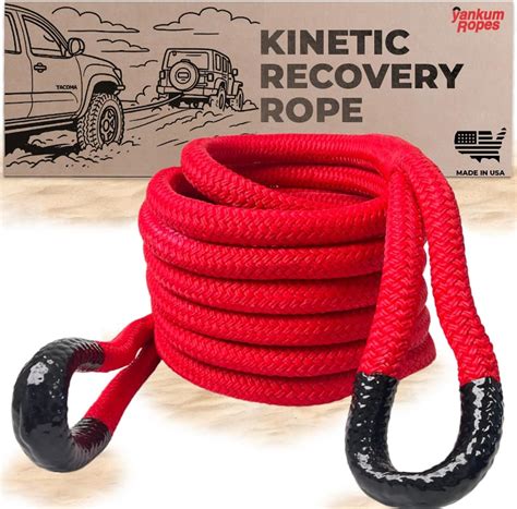 Yankum Ropeskinetic Recovery Rope Made In The Usa 78 X 30 Tow Rope
