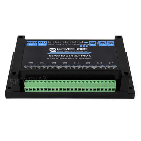 Esp32 S3 Industrial 8 Ch Relay Iot Lan Wifi Bluetooth Can Rj45 Ethernet Poe