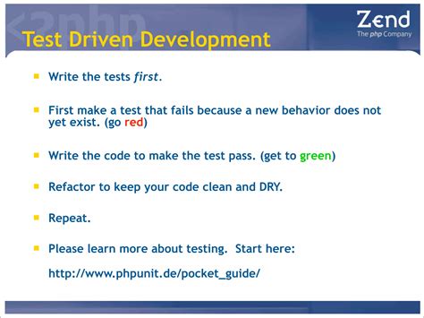 php development best practices ppt