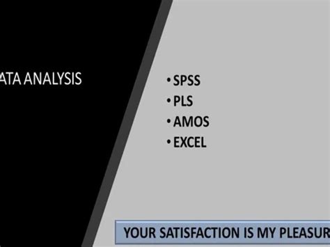 Detailed Results Of Data Analysis Spss Amos Pls Upwork