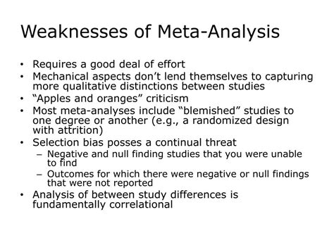 Ppt Eval 6970 Meta Analysis Introduction To Meta Analysis Powerpoint