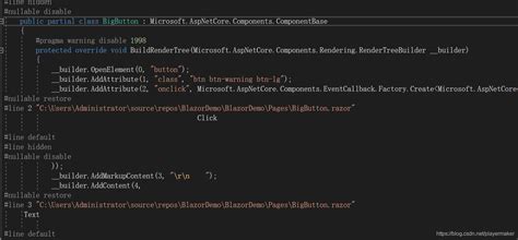 blazor —— 探索razor组件背后的秘密，你绝对想象不到 blazor 操作 razor组件 csdn博客