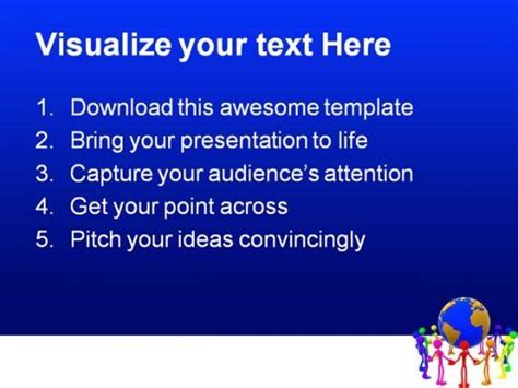 World Unity People Powerpoint Template 1110