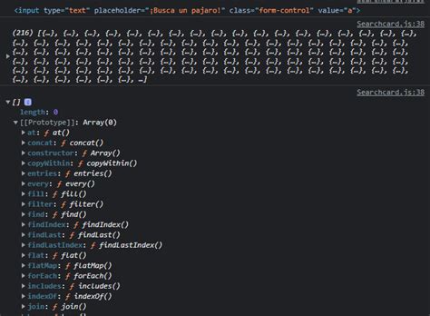 javascript Fallo en la busqueda de cards en react Stack Overflow en español