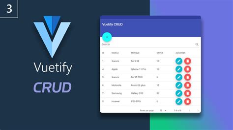 36 Vuetify Crud Introducción Al Framework Vuetify Youtube
