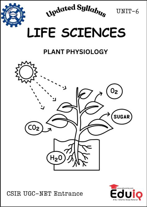 Eduiq Life Science System Physiology Plant Printed Notes For Ugc Net Csir