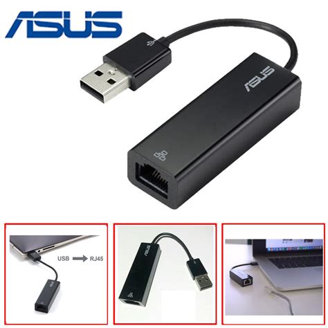 Original Asus Usb To Ethernet Rj 45 Lan Port Cable 10100 Rj45 Lan