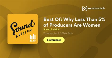 best of why less than 5 of producers are women transcript sound