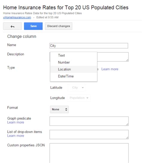 Using Google Fusion Tables Maps Home Insurance Case Study UNext