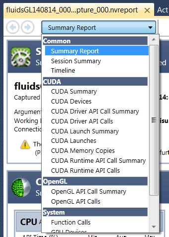 Analysis Tools NVIDIA Nsight VSE Documentation