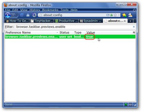 Enable Thumbnail Previews For Firefox In Windows 7 Taskbar