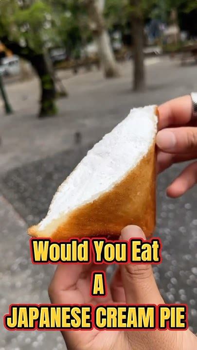 Would You Eat A Japanese Cream Pie Shorts Youtube