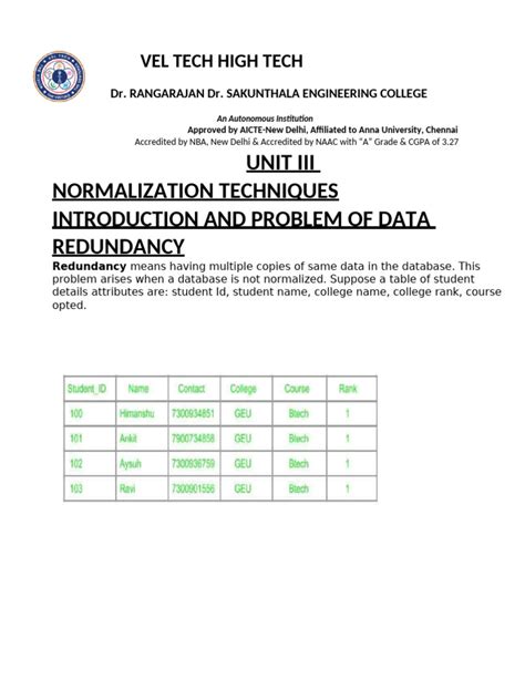unit 3 pdf data management data model