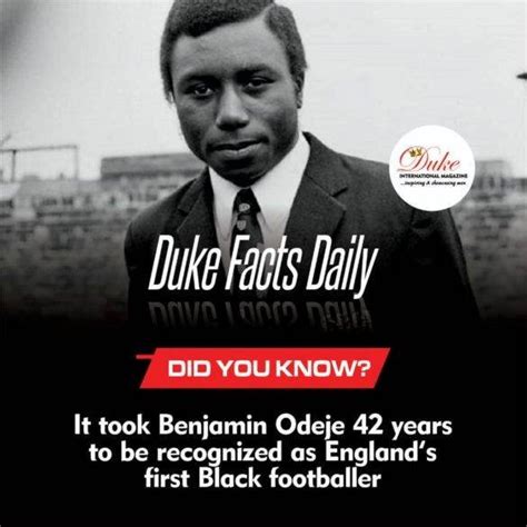 Benjamin Odeje Englands First Black Footballer Duke International