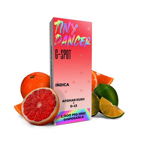 Tiny Dancer Hhc Disposable 1g G Spot Indica By Genalt Industries