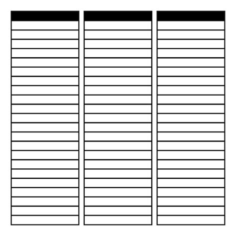 Premium Vector Table Chart Check List Table Tamplate