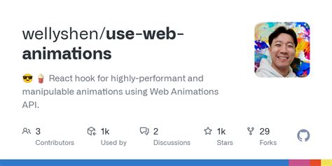 Github Wellyshen Use Web Animations React Hook For Highly Performant And Manipulable