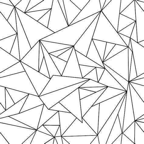 Premium Vector Triangle Seamless Pattern Background