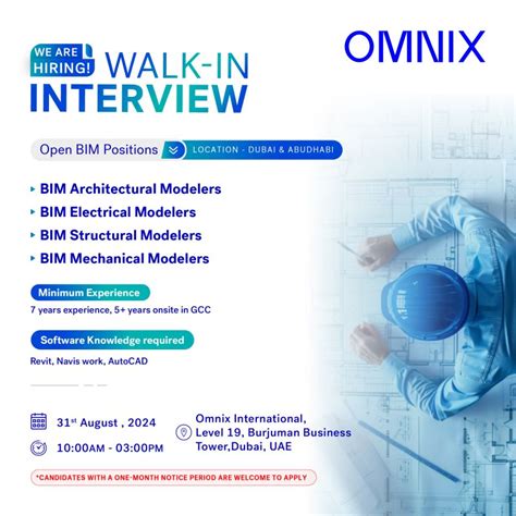 Nadeer Ibrahim On Linkedin Hiring Bimmodelers Autocaddraftsmen Walkininterview