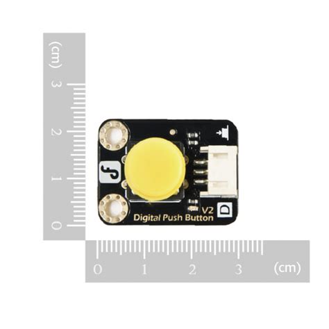 Digital Push Button Yellow Raspberry Pi Arduino
