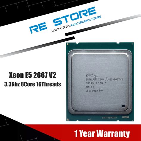 인텔 제온 E5 2667 v2 3.3Ghz 8 코어 16 스레드 25MB 캐시 SR19W 130W 프로세서|CPU ...