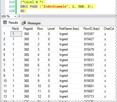 Where Are Key Columns Stored In A Nonclustered Index In Sql Server