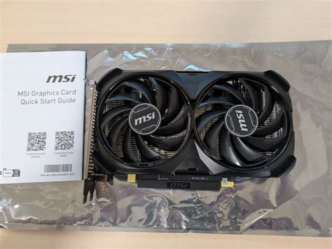 Yahoo!オークション - MSI GeForce RTX 4060 Ti VENTUS 2X BLACK 8G OC