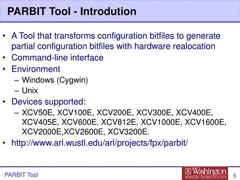 ppt parbit partial bitfile configuration tool powerpoint presentation