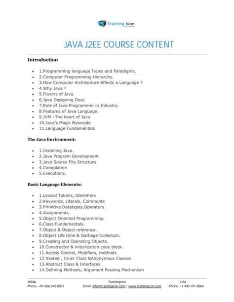 Advanced Java Online Trainingpdf