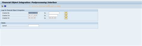 Afofoipp Sap Tcode Fo Integration Post Processing