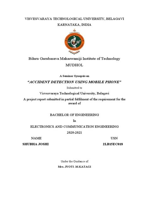 Accident Detection Using Mobile Phone Pdf Traffic Collision Road