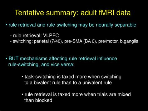 Ppt Neural Substrates Of Rule Retrieval And Implementation Powerpoint Presentation Id7030993