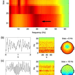 Exploratory Scanning Of Spontaneous EEG Data A Raster Plot Of Power Download Scientific