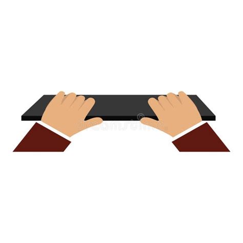 Hands Typing In Keyboard Stock Illustration Illustration Of Hands