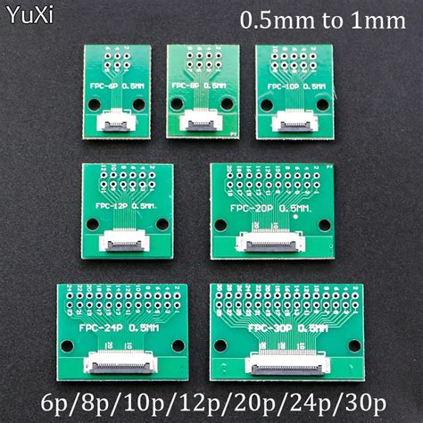 1pcs Pcb Double Sided Ffc Fpc 6pin 8pin 10pin 12pin 20pin 30pin 24pin