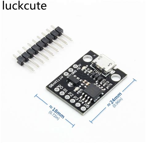 Attiny Attiny85 Digispark Kickstarter Micro Usb Development Board Module For Arduino Iic I2c Twi