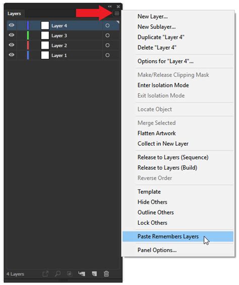 Solved Copied Objects Wont Paste Into New Layers Adobe Community
